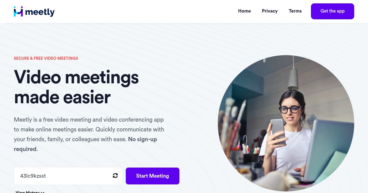 Meetly - Online Video Meetings